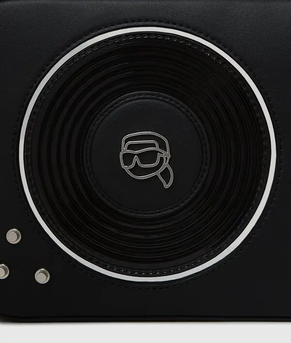 Karl Lagerfeld Ikon Record Turntable Crossbody Bag