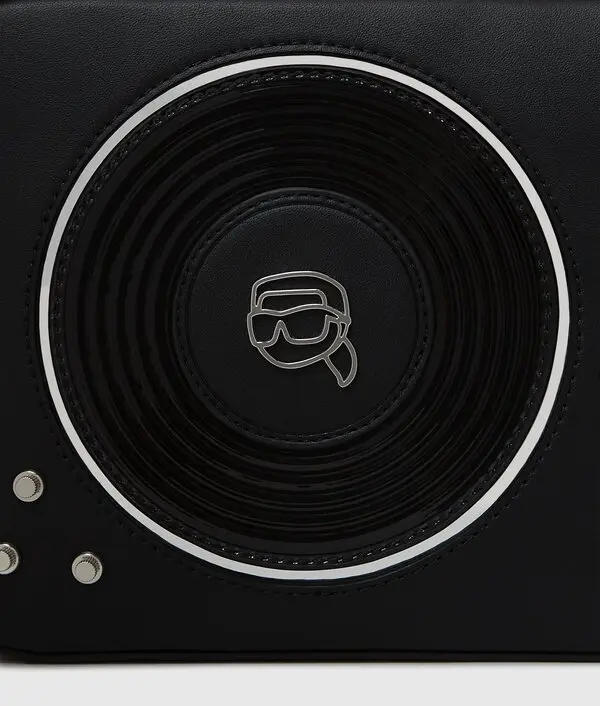 Karl Lagerfeld Ikon Record Turntable Crossbody Bag