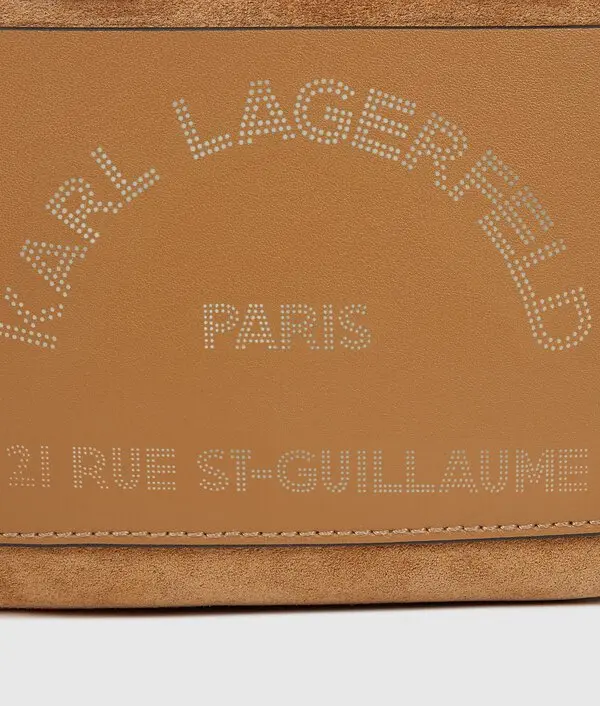 Karl Lagerfeld K/daily Mini Suede Tote Bag - Caramel