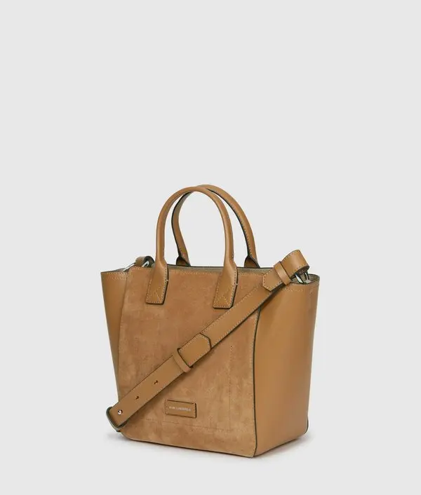 Karl Lagerfeld Small Suede Tote Bag