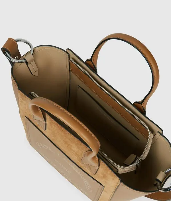 Karl Lagerfeld Small Suede Tote Bag