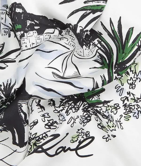 Karl Lagerfeld K/signature Villa De Vigie Scarf