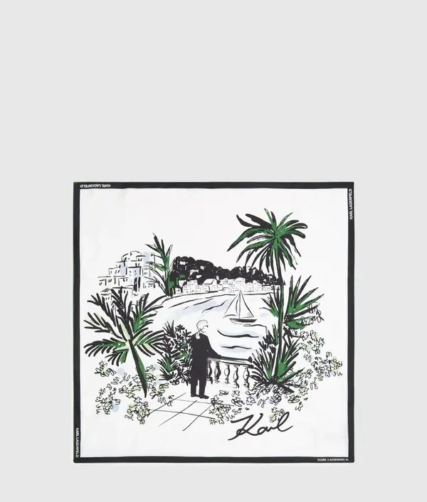 Karl Lagerfeld K/signature Villa De Vigie Scarf