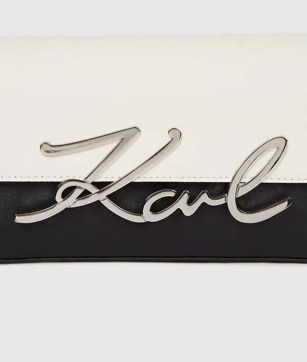 Karl Lagerfeld K/signature Faux-pearl Shoulder Bag