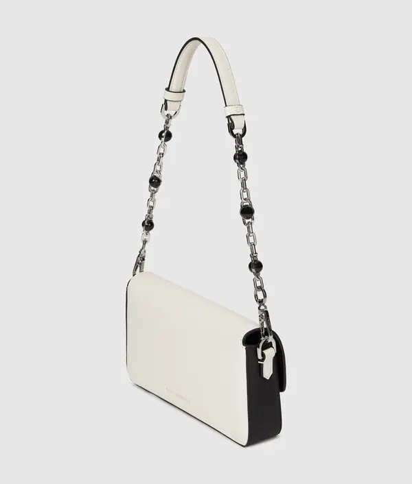 Karl Lagerfeld K/signature Faux-pearl Shoulder Bag