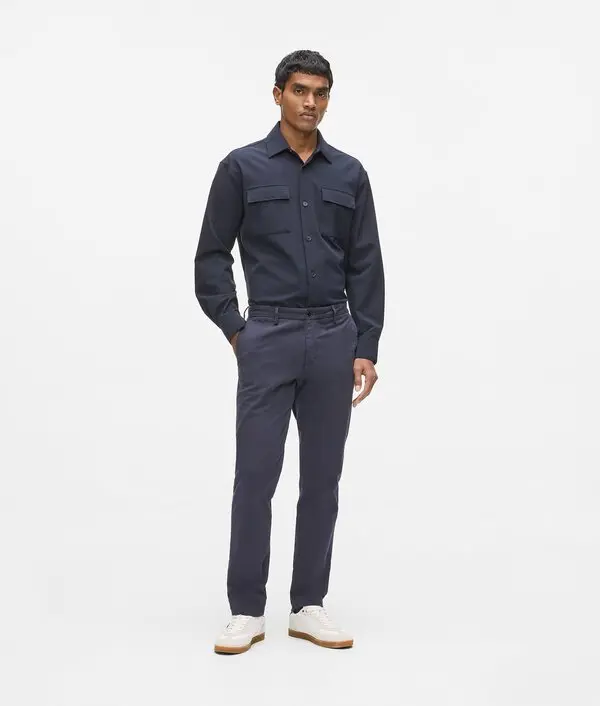 Karl Lagerfeld Classic Chino Pants - Night Blue