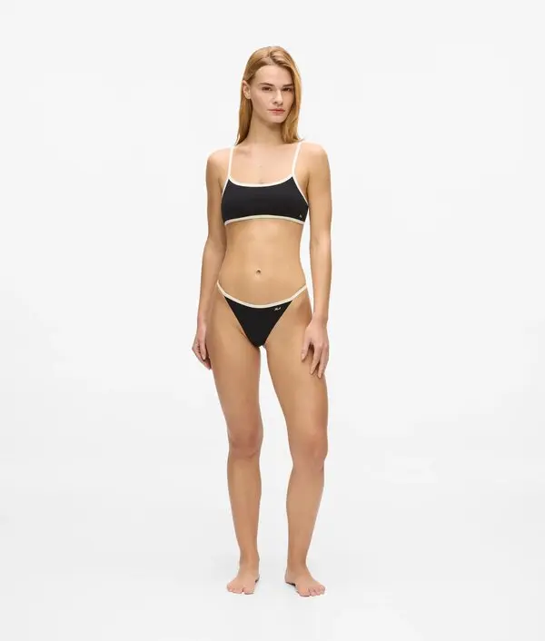 Karl Lagerfeld Signature Bandeau Bra