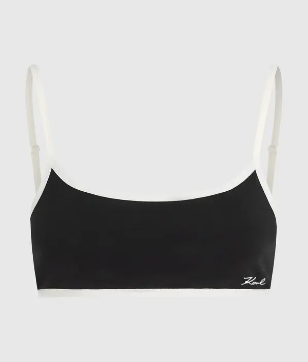 Karl Lagerfeld Signature Bandeau Bra