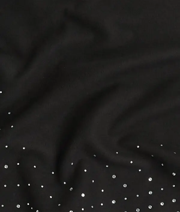 Karl Lagerfeld K/autograph Rhinestone Triangle Scarf
