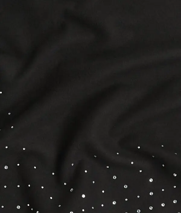 Karl Lagerfeld K/autograph Rhinestone Triangle Scarf