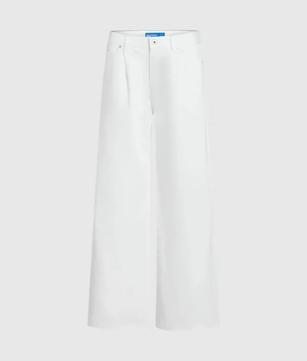 KL JEANS Jeans Pleated Low-rise Wide-leg Jeans