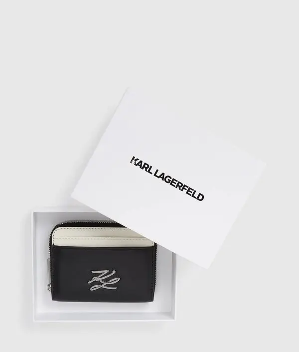 Karl Lagerfeld K/autograph Small Zip Wallet