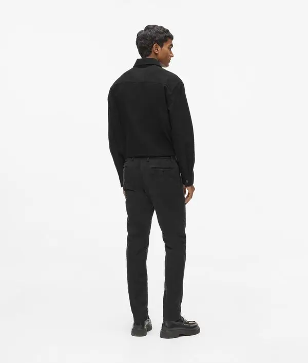 Karl Lagerfeld Classic Chino Pants - Black