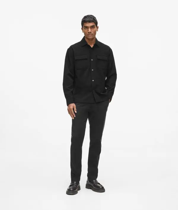Karl Lagerfeld Classic Chino Pants - Black