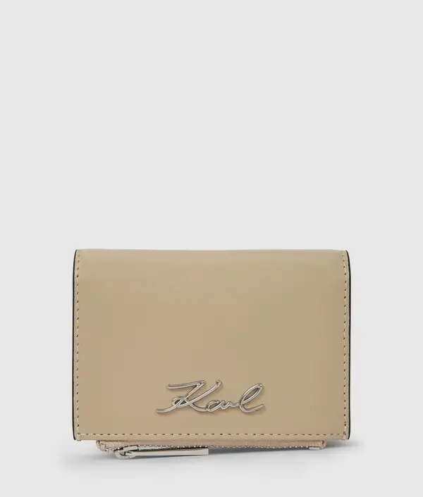 Karl Lagerfeld K/signature Bifold Wallet - Safari