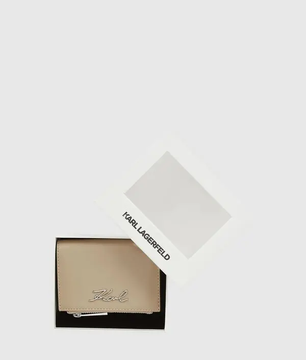 Karl Lagerfeld K/signature Bifold Wallet - Safari
