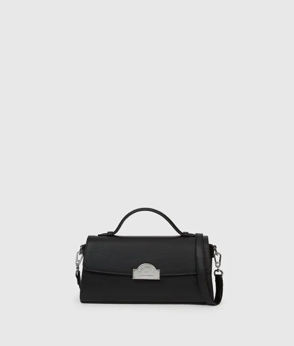 Karl Lagerfeld Rue St-guillaume Metal Crossbody Bag - Black
