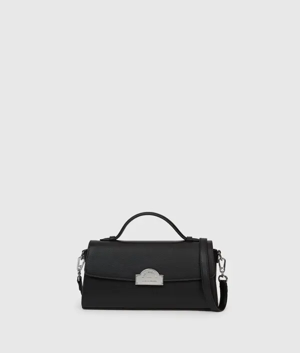 Karl Lagerfeld Rue St-guillaume Metal Crossbody Bag - Black