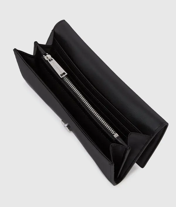 Karl Lagerfeld K/signature Continental Flap Wallet