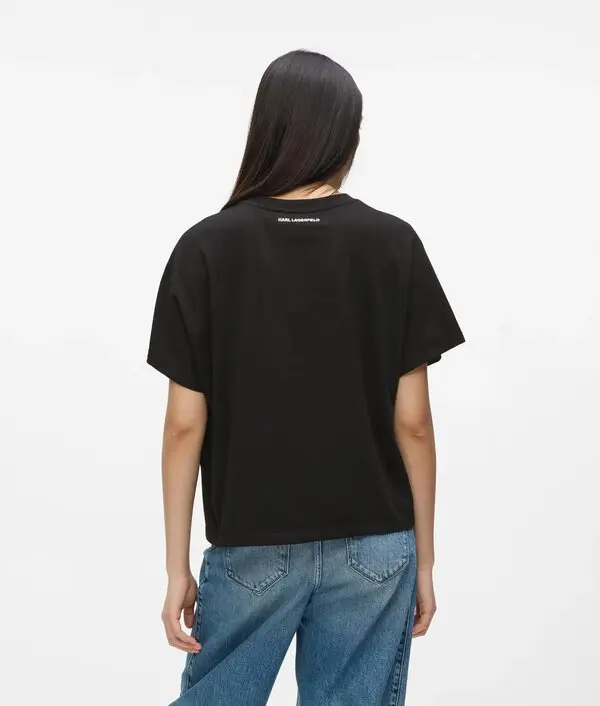 Karl Lagerfeld Organic Cotton T-shirt - Black