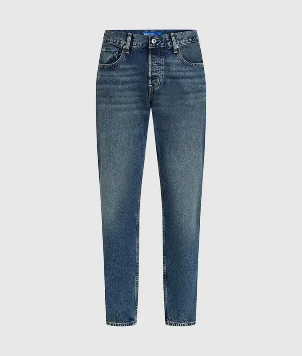 KL JEANS Jeans Dark Blue Cotton Tapered Jeans