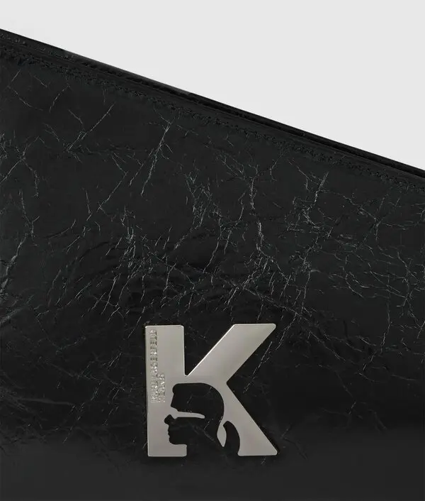 KL JEANS Geo High-shine Shoulder Bag - Black