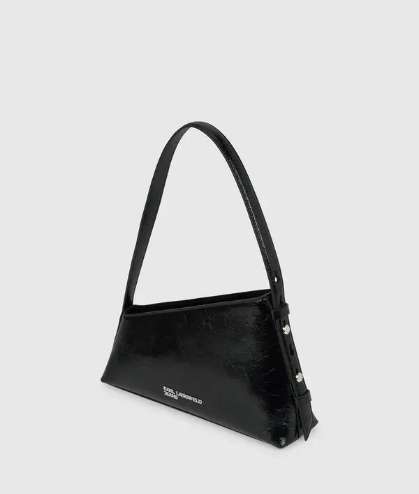 KL JEANS Geo High-shine Shoulder Bag - Black