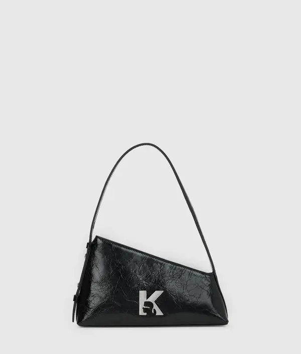 KL JEANS Geo High-shine Shoulder Bag - Black