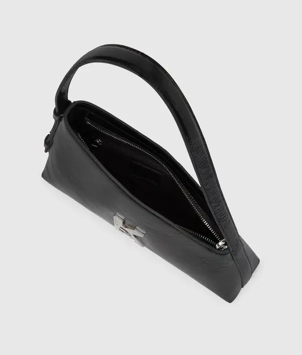 KL JEANS Geo High-shine Shoulder Bag - Black