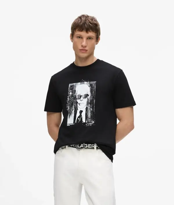 KL JEANS Karl Portrait T-shirt