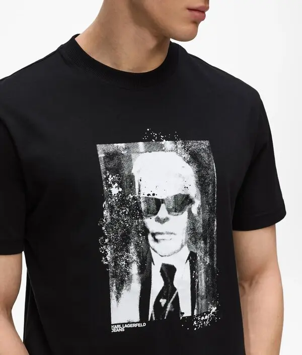 KL JEANS Karl Portrait T-shirt
