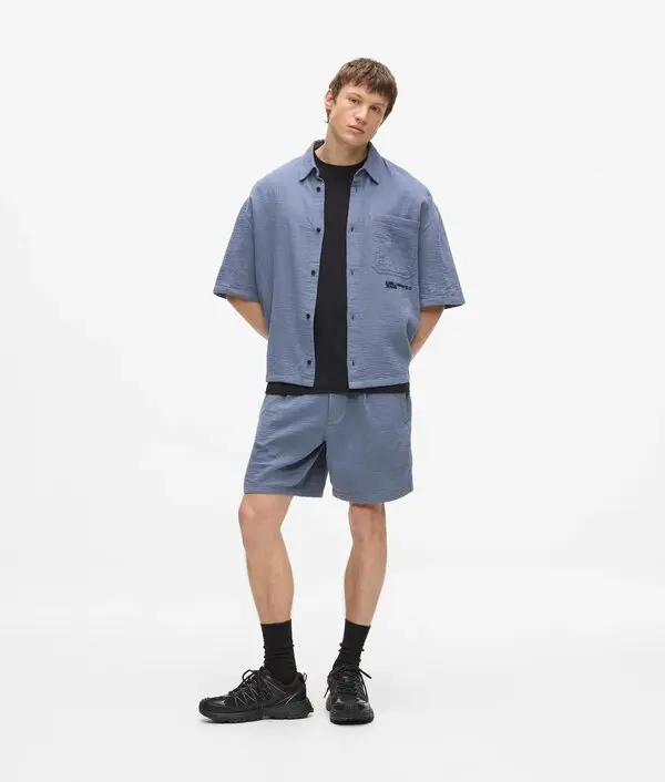 KL JEANS Crinkled Cotton Shirt