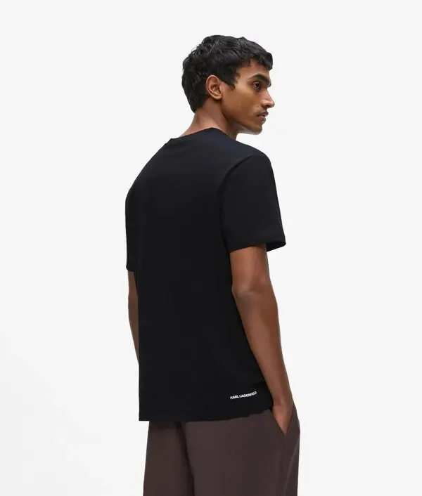 Karl Lagerfeld V-neck Logo T-shirt