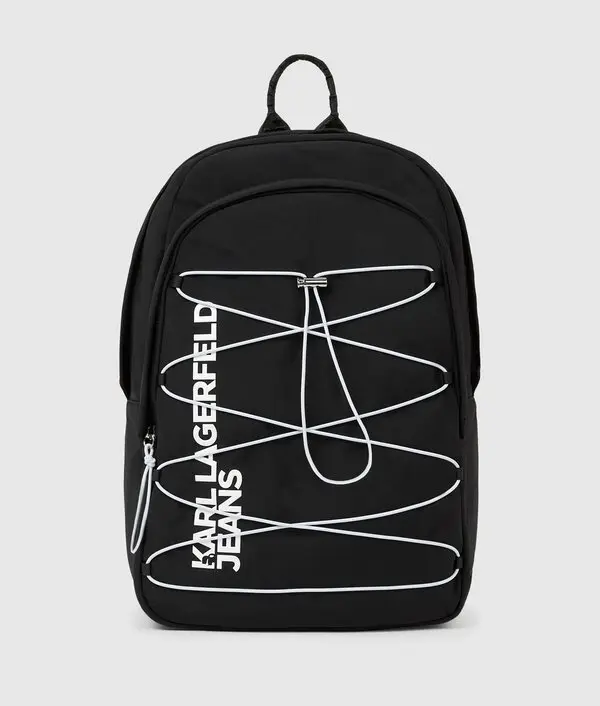 KL JEANS Jeans Utility Drawstring Backpack - Black