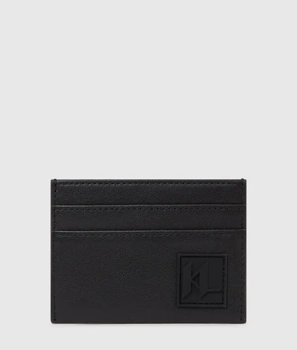 Karl Lagerfeld Monogram Patch Cardholder - Black