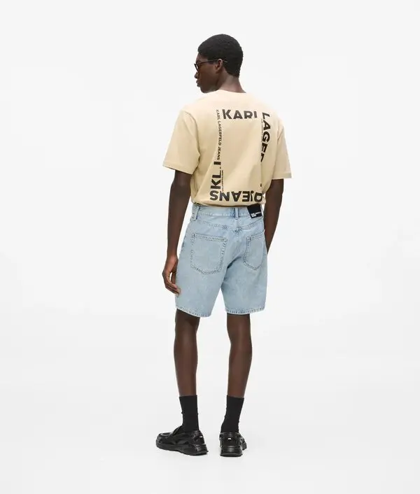 KL JEANS Jeans Distressed Relaxed Fit Denim Shorts