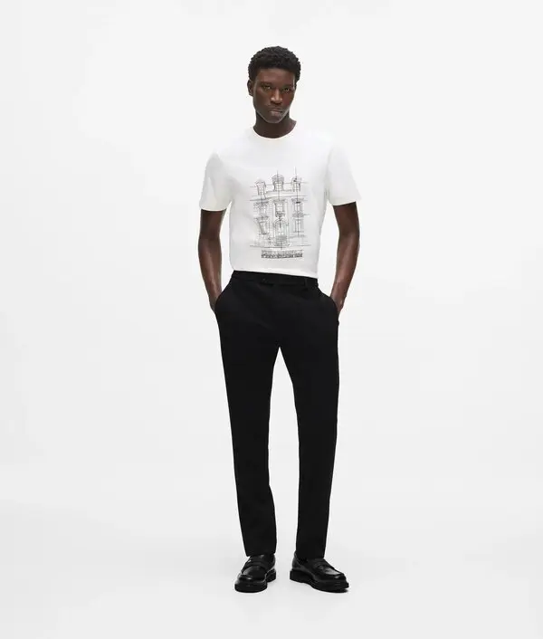 Karl Lagerfeld Tailored Punto Pants