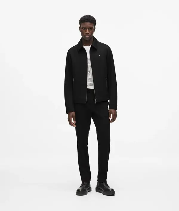 Karl Lagerfeld Zip-up Punto Jacket