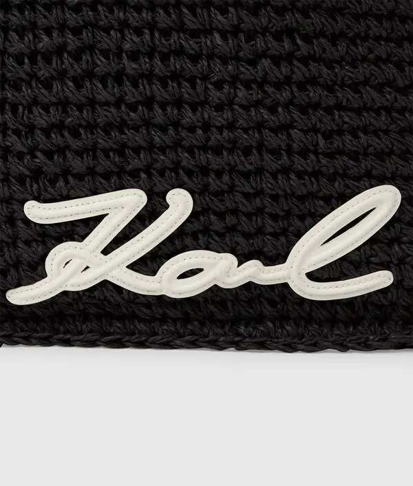 Karl Lagerfeld Signature Scarf Beach Bag