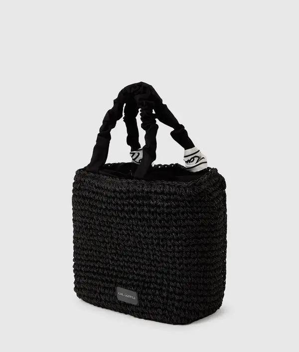 Karl Lagerfeld Signature Scarf Beach Bag