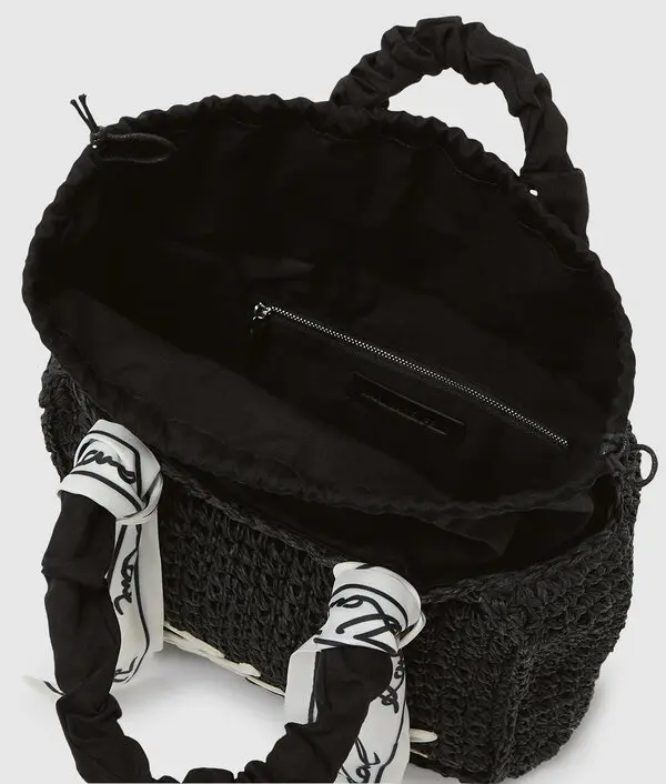 Karl Lagerfeld Signature Scarf Beach Bag