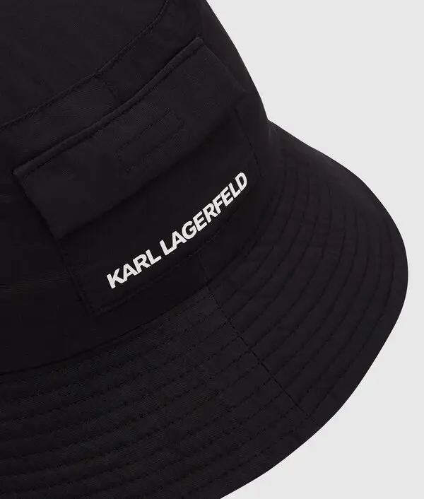 Karl Lagerfeld Logo Bucket Hat
