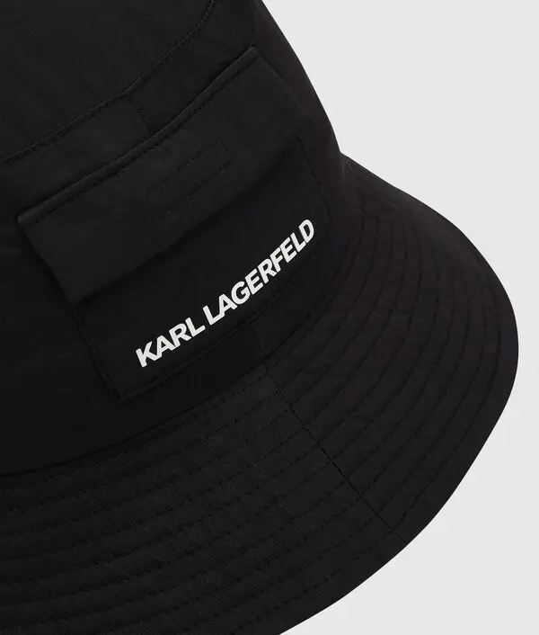 Karl Lagerfeld Logo Bucket Hat