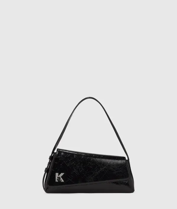 KL JEANS Jeans Geo High-shine Flap Bag - Black