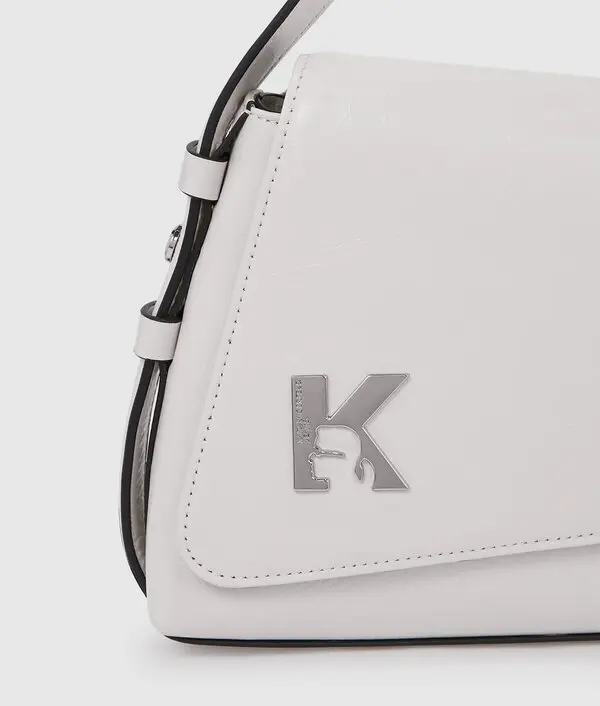 KL JEANS Jeans Geo High-shine Flap Bag - Off White