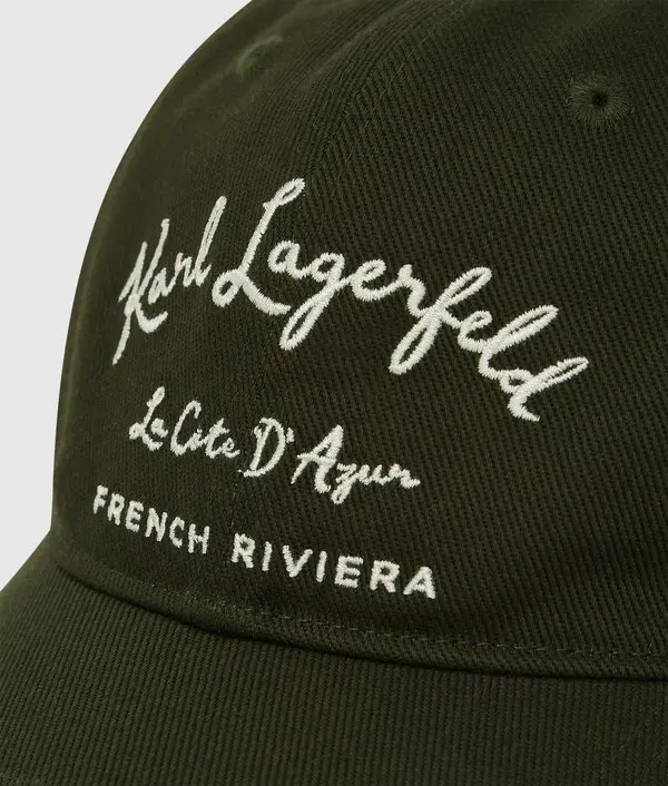 Karl Lagerfeld Embroidered Cap
