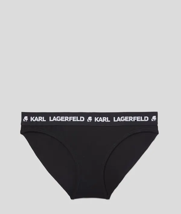Karl Lagerfeld Logo Briefs - Black