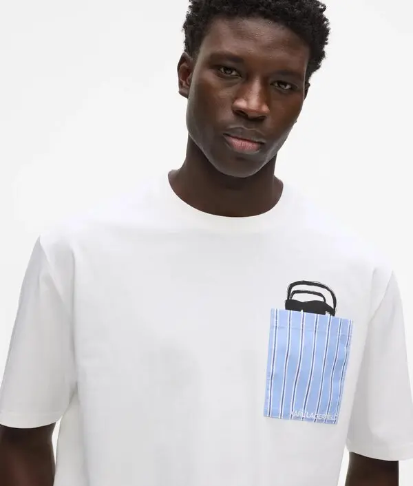 Karl Lagerfeld Ikon Peeking Pocket T-shirt