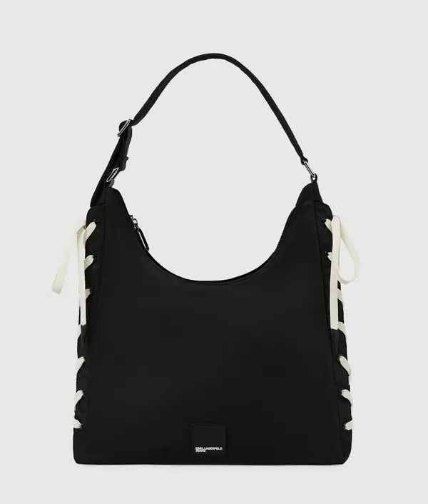 Karl Lagerfeld Polyamide Lace-up Tote Bag