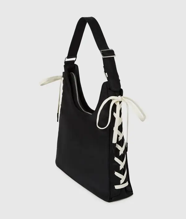 Karl Lagerfeld Polyamide Lace-up Tote Bag